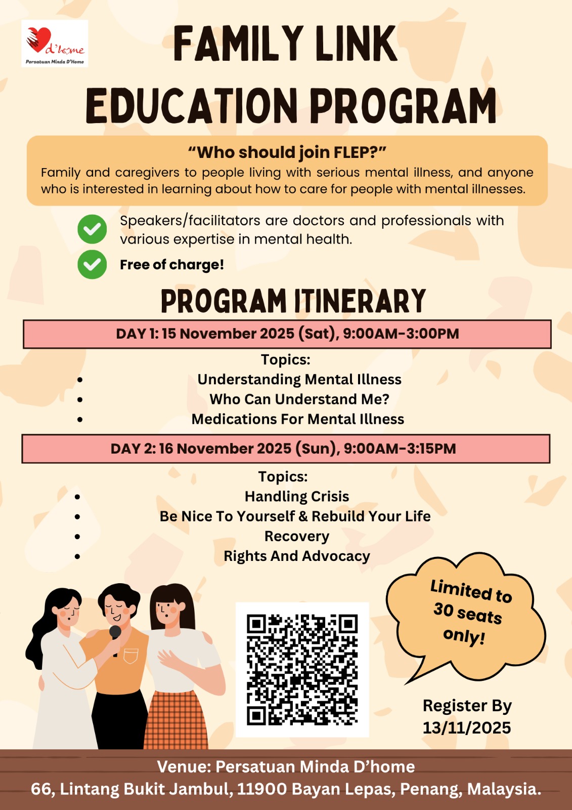 FLEP 2-day training – Persatuan Minda D'Home